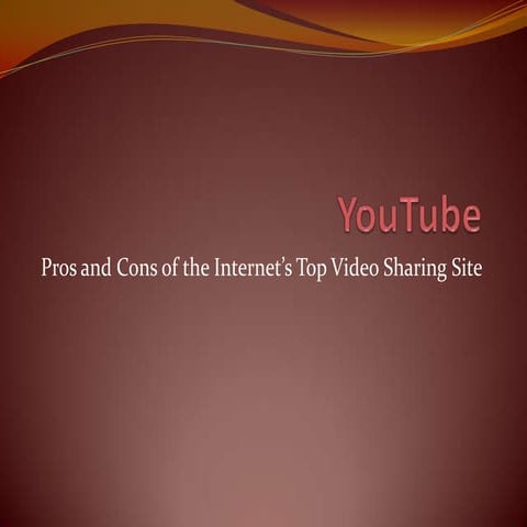 "Introduction to YouTube" | PPT