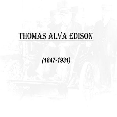 Thomas edison | PPT