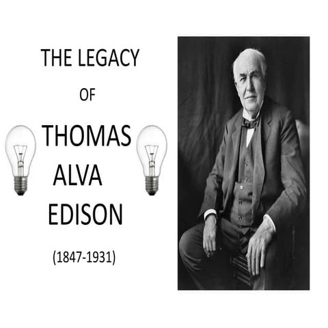 Thomas Edison power point | PPTX