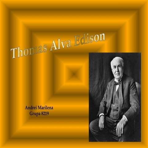 Thomas Edison power point | PPTX