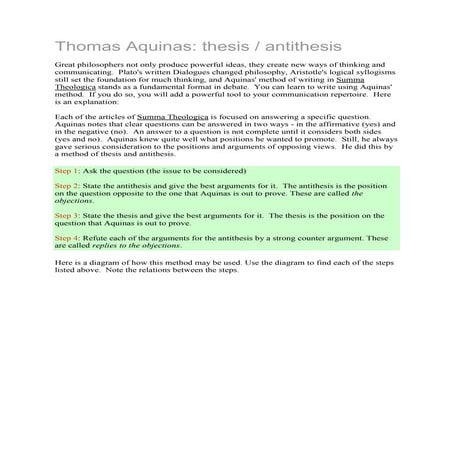 Thomas aquinas 5 | PDF