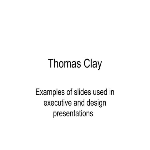 Thomas Clay | PPT
