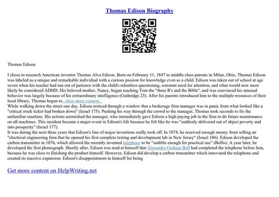 Thomas edison isaac ramirez | PPT