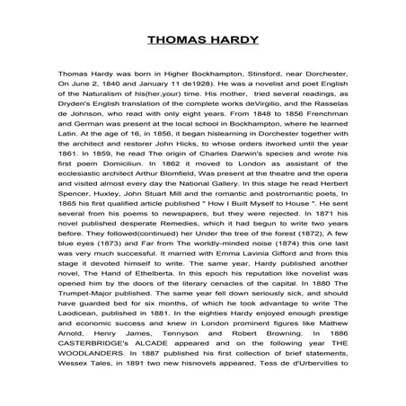 Thomas Hardy's life ).pptx