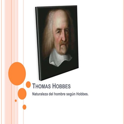 Thomas Hobbes - La naturaleza del hombre | PPTX