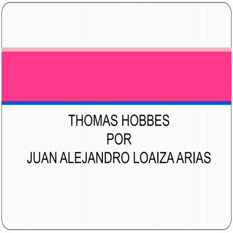 Thomas Hobbes | PPT