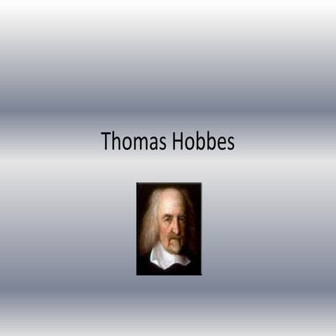 Thomas Hobbes | PPTX