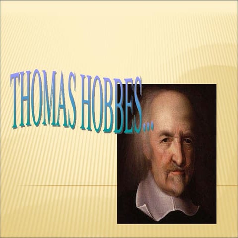 Thomas Hobbes... | PPT