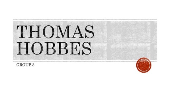 An Analysis Of Thomas Hobbes S Leviathan | PDF