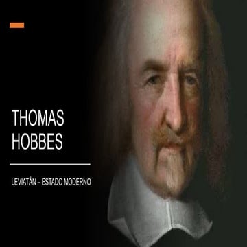 Thomas Hobbes - Leviatán | PPTX