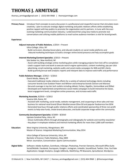Resume | PDF