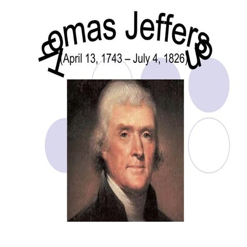 Thomas jefferson | PPT