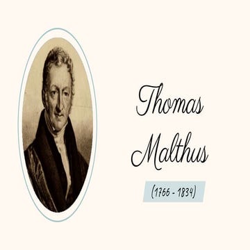 Thomas malthus | PDF