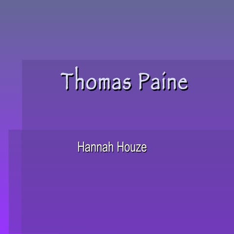 thomas paine | PDF