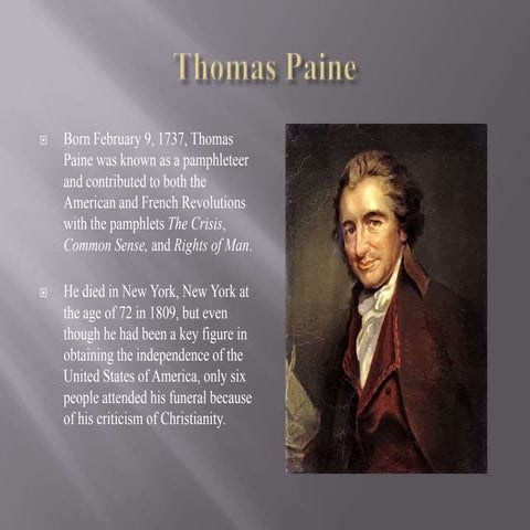 Thomas Paine | PPT