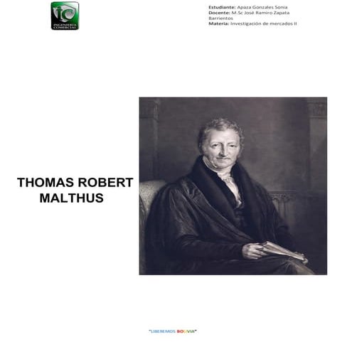 Thomas Robert Malthus | PDF