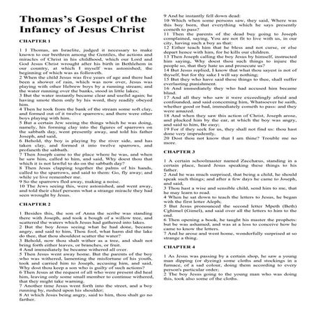 Thomas's Gospel of the Infancy of Jesus Christ.pdf