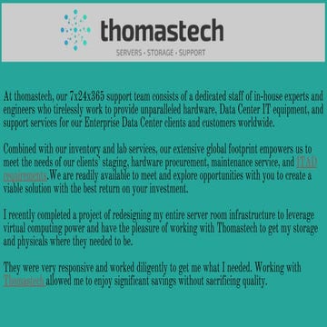 thomastech | PPTX