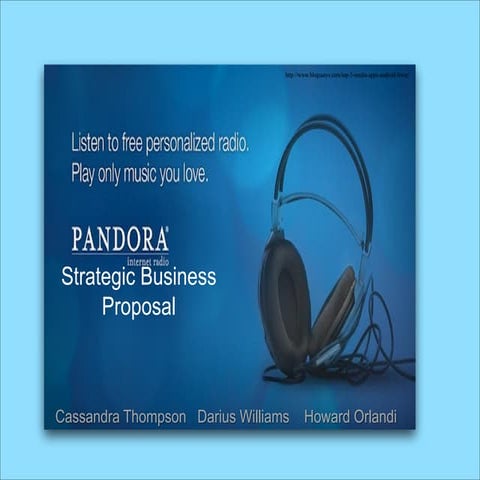 Ey Case Compeition Pandora | PPTX
