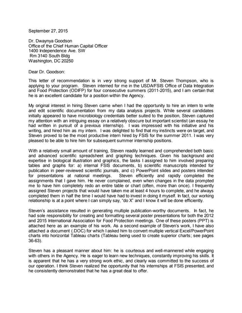 Letter of Recommendation-Lab Assistant | PDF