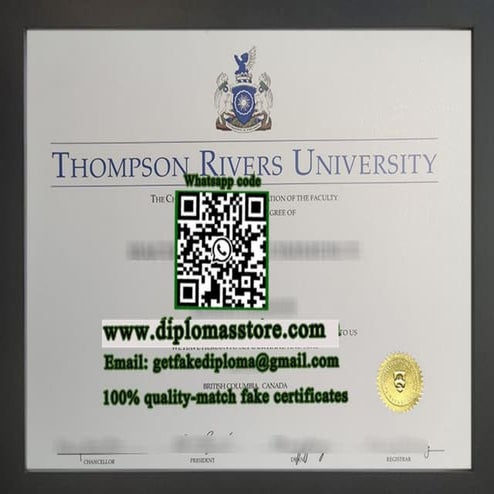 Thompson River University diploma, TRU degree | PDF