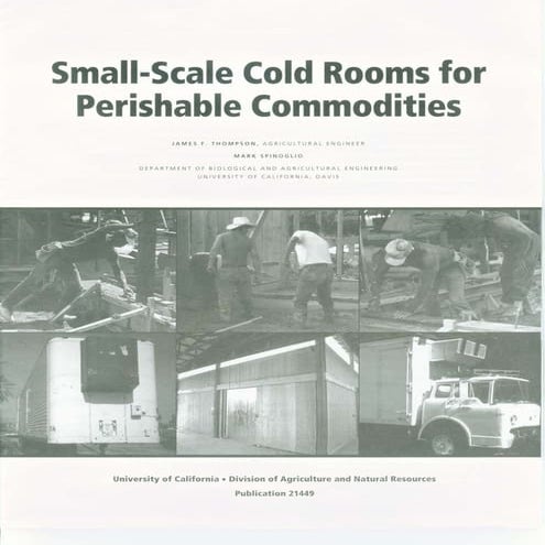 Construction of Cold Rooms for perishable goods | PDF