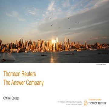 Thomson Reuters company overview | PDF