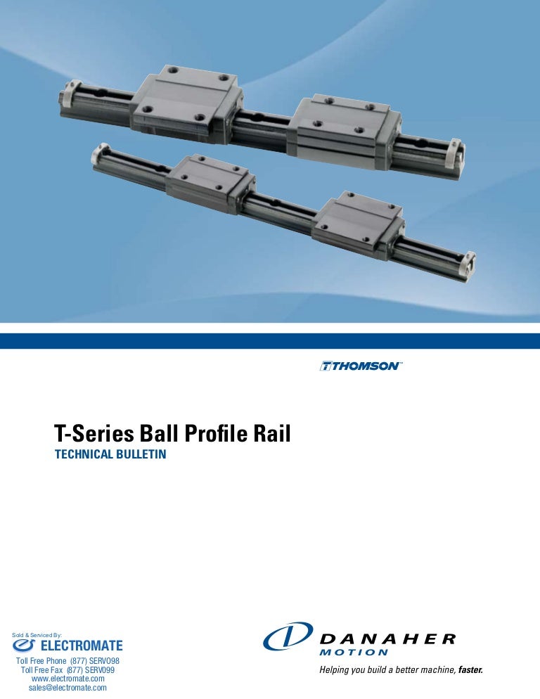 Thomson T-Series Profile Rail