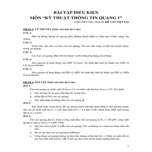 Thong tin quang 1 viet em | PDF