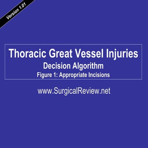 Thoracicgreatvesselinjuries | PPT