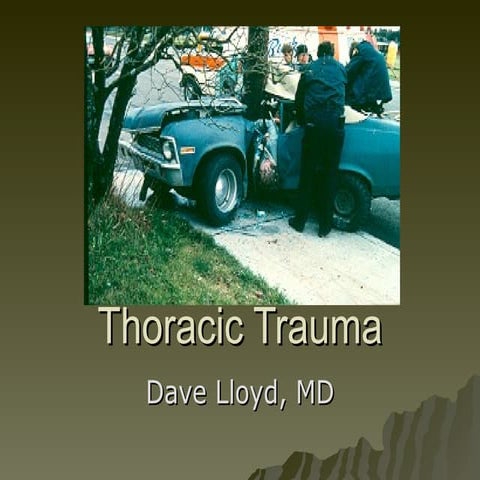 Thoracictrauma | PPT