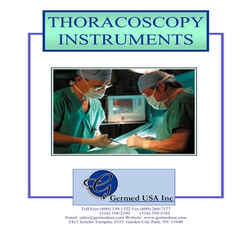 Thoroscopy Surgical Instruments catalog | PDF