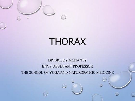 Muscles of thorax | PPT