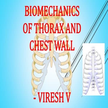 Thorax and chest wall | PPTX