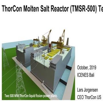 ThorCon CEO Explain Design [ICENES 2019] | PDF
