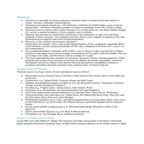 Thorium.pdf | Chemistry | Science