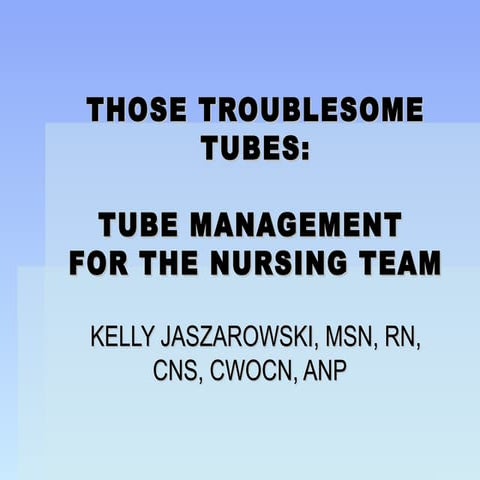 Those troublesome tube swithsponsors | PPT
