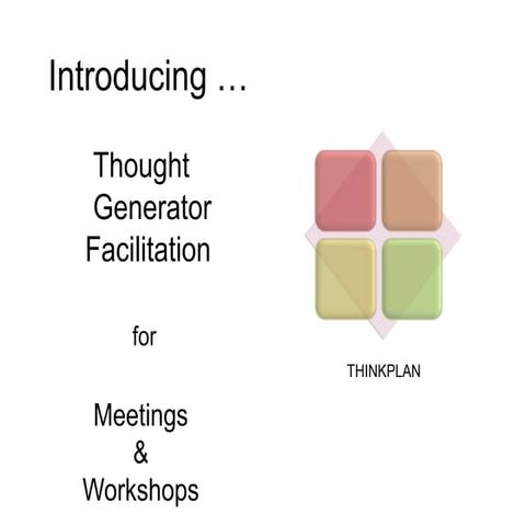 Thought generator presentation 14 11-2013 | PPTX