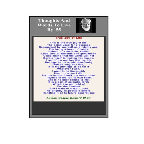 Thoughts And Words To Live By 55 | DOC