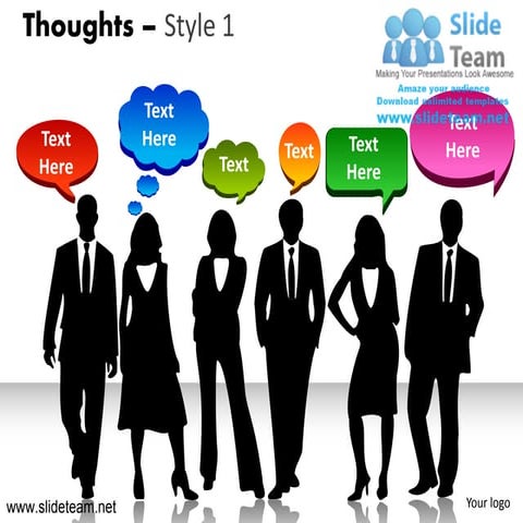 3d thinking man style design 1 powerpoint ppt slides. | PDF