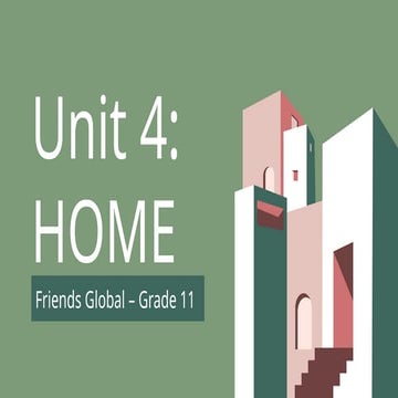 THPT - Grade 11 - Unit 4 - TECHNOLOGY IN THE HOUSE | PPTX