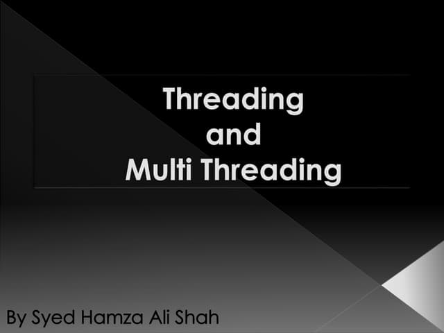 threading and multi threading in java | PPTX | Programming Languages ... threading and multi threading in java | PPTX | Programming Languages ...