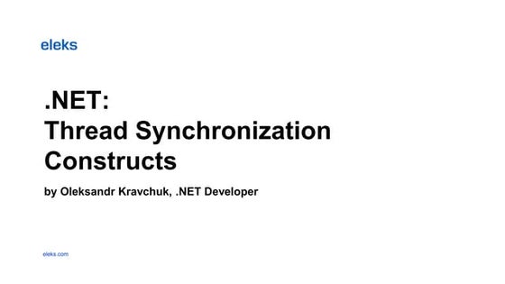 Synchronization Of Threads Connecting Threads In Java Ppt
