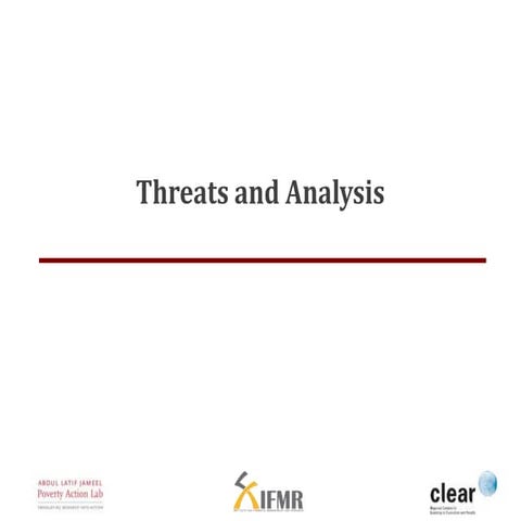 Threats and Analysis | PPTX