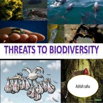Threats to biodiversity | PPTX