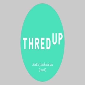 ThredUp Company Presentation | PDF