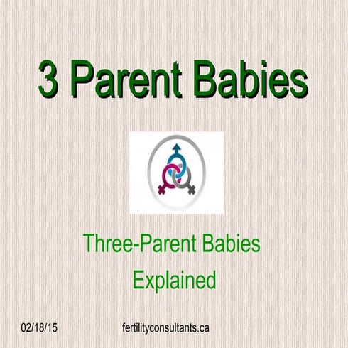 Three Parnets Baby - Short Intro | PPT