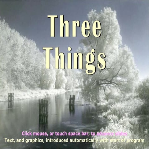 Three Important Things in Life | PPS