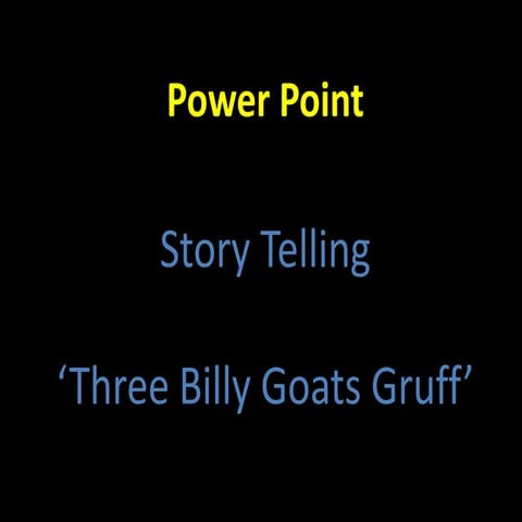 Three billy goats gruff vocabulary | PPT