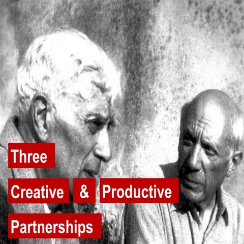 Three creative & productive partnerships | PPT